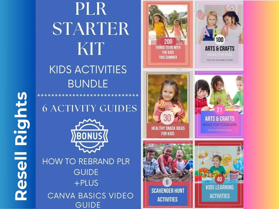 PLR Digital Kids Products With Resell Rights – PKIDS